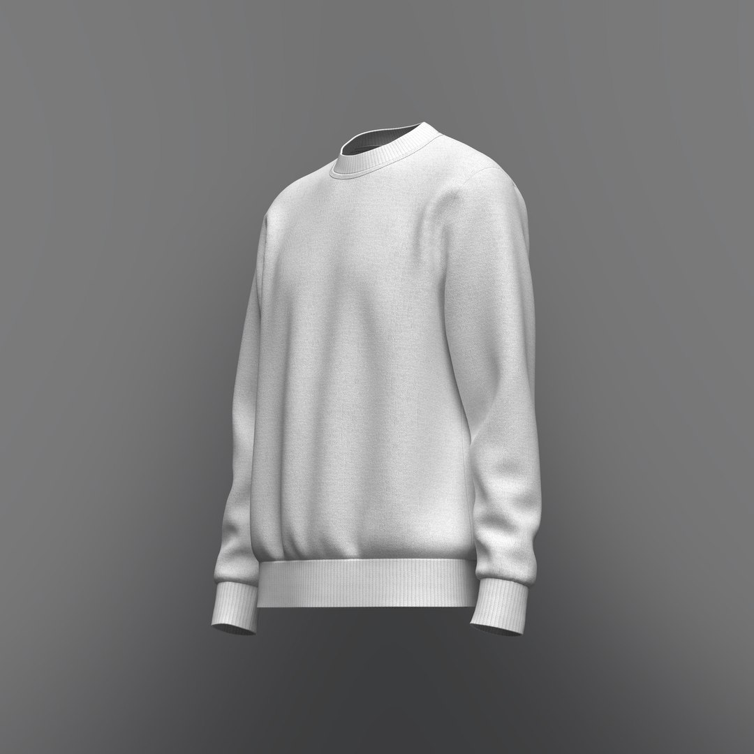 Mens Sweatshirt 3d Model 2 Model - TurboSquid 2205494