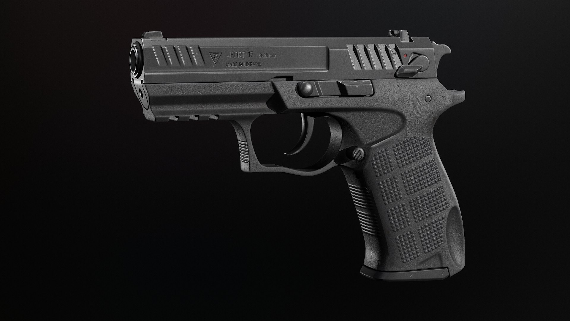 3D Fort 17 Pistol Model - TurboSquid 2197660