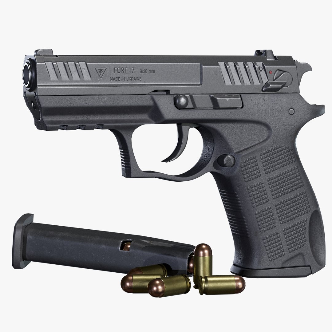 3D Fort 17 Pistol Model - TurboSquid 2197660