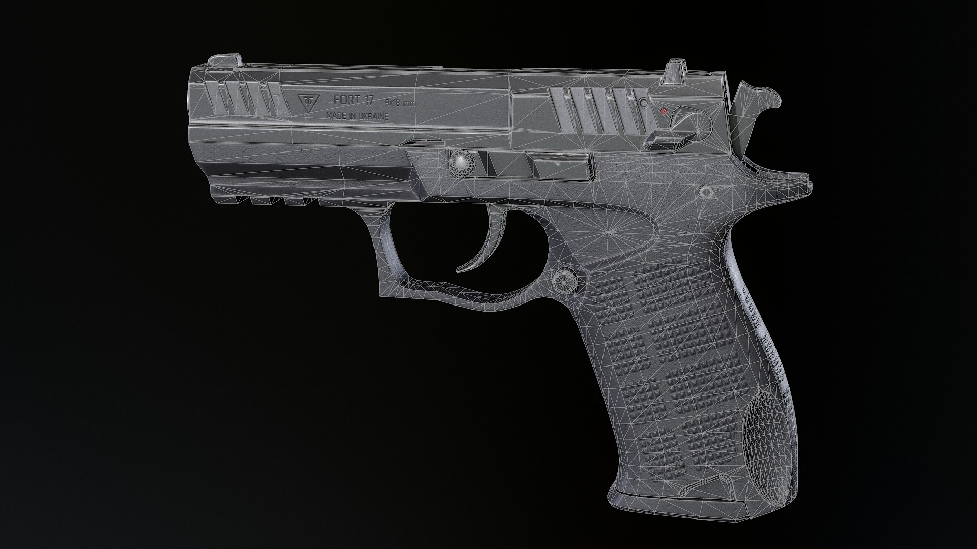 3D Fort 17 Pistol Model - TurboSquid 2197660