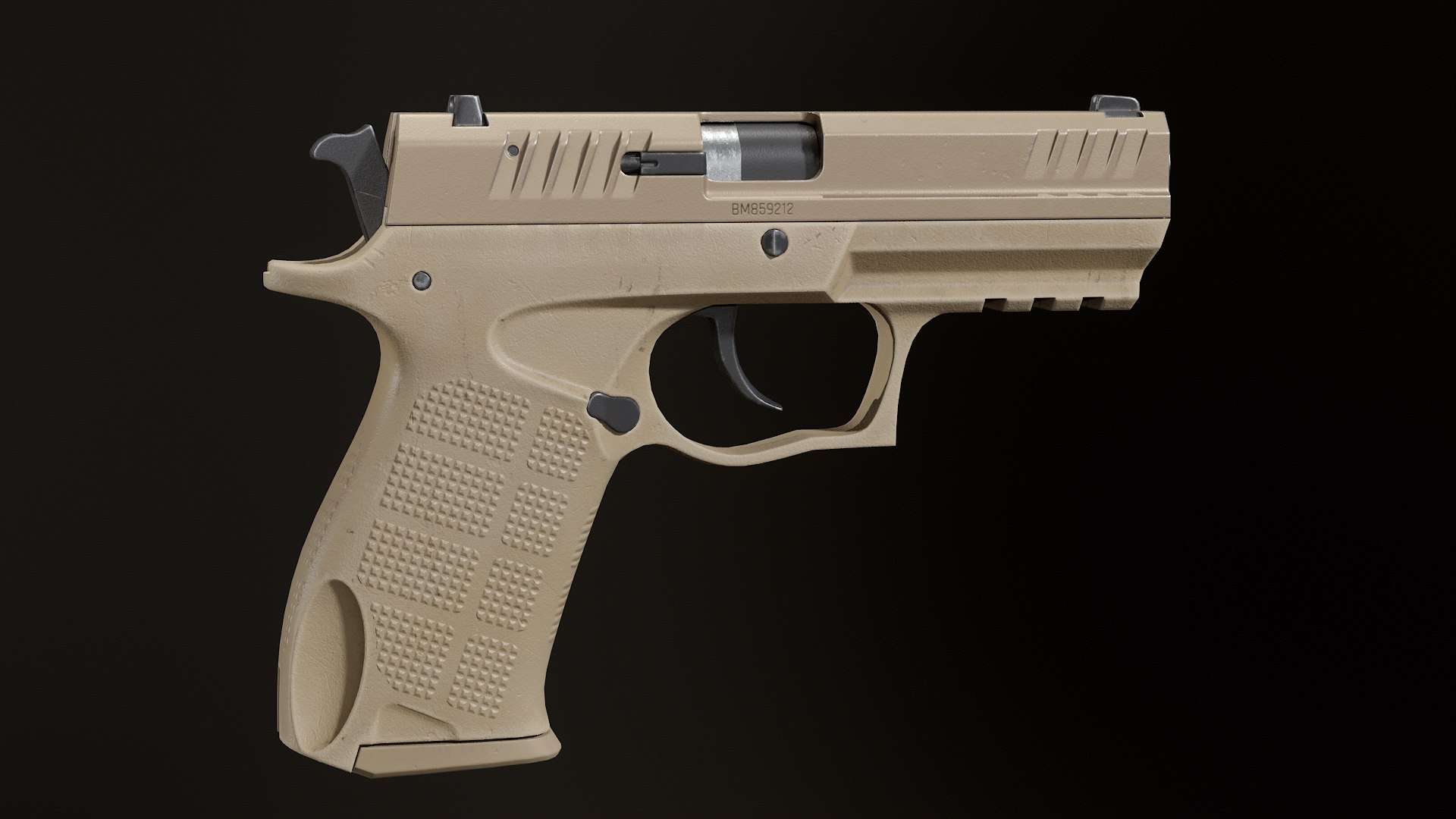 3D Fort 17 Pistol Model - TurboSquid 2197660