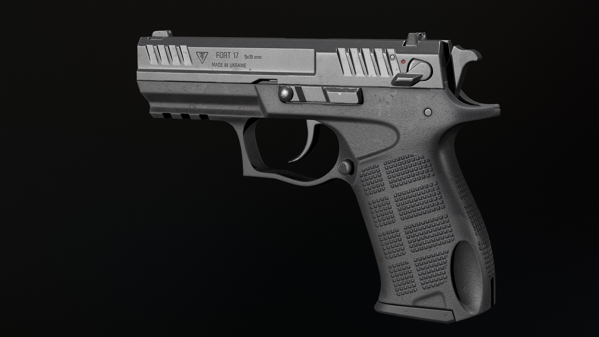 3D Fort 17 Pistol Model - TurboSquid 2197660