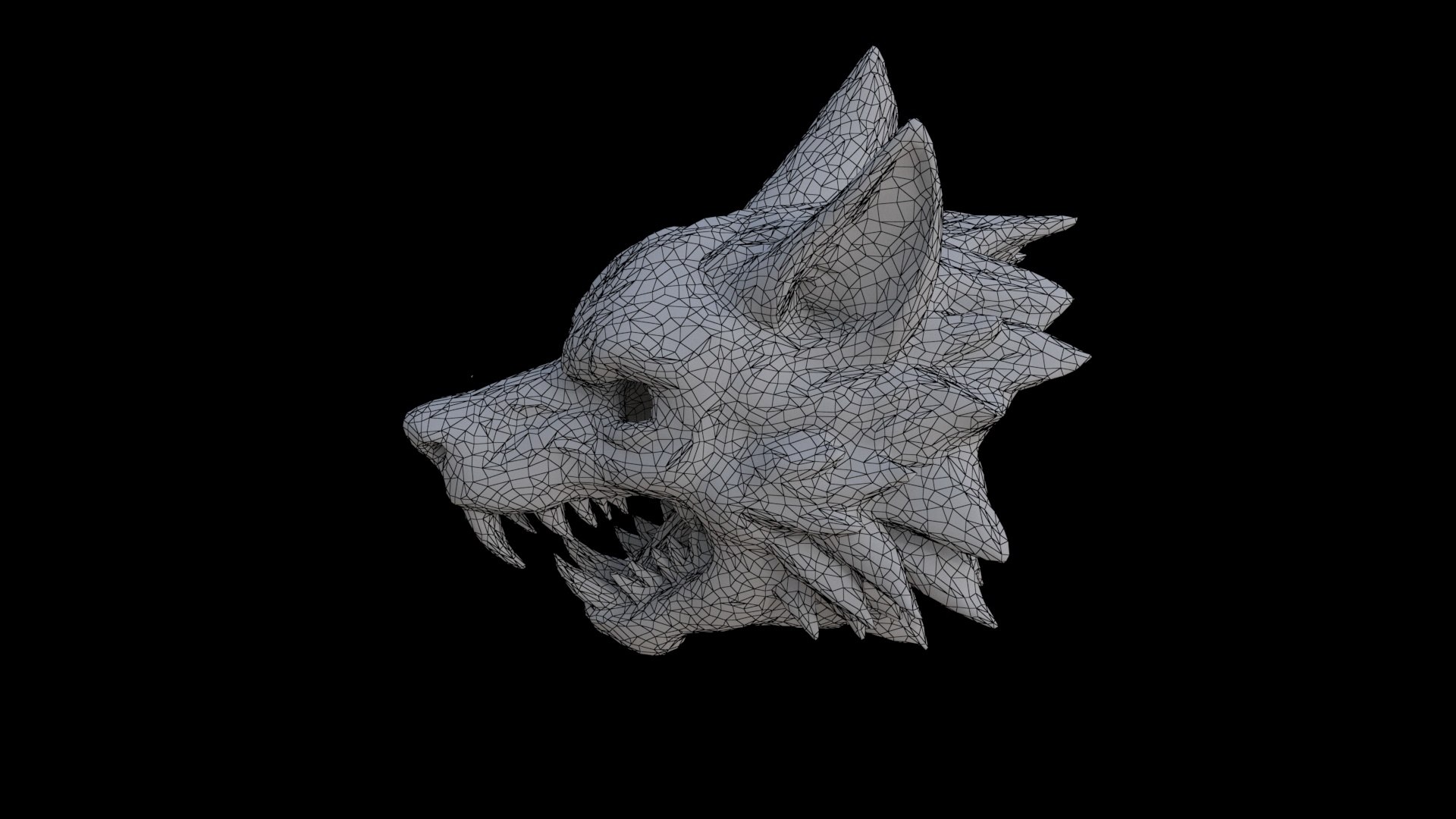 3D Howling Mask Model - TurboSquid 2325677