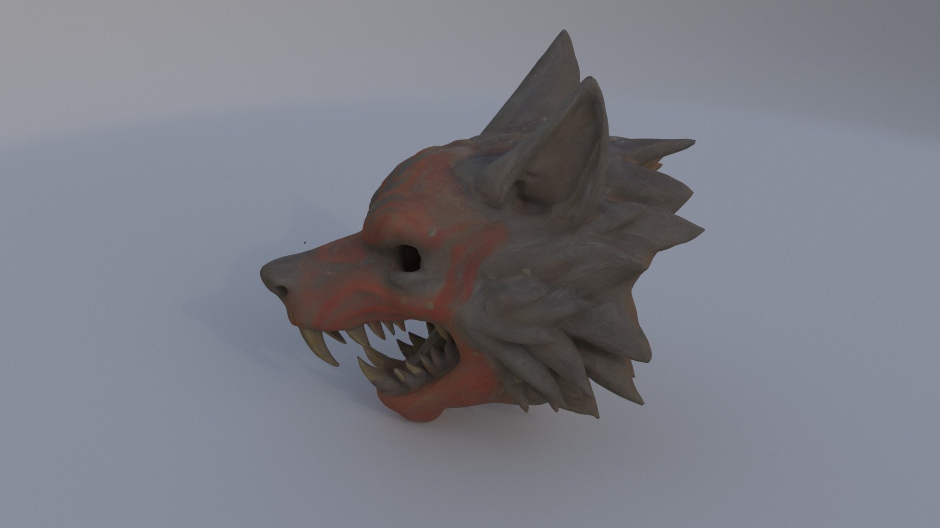 3D Howling Mask Model - TurboSquid 2325677
