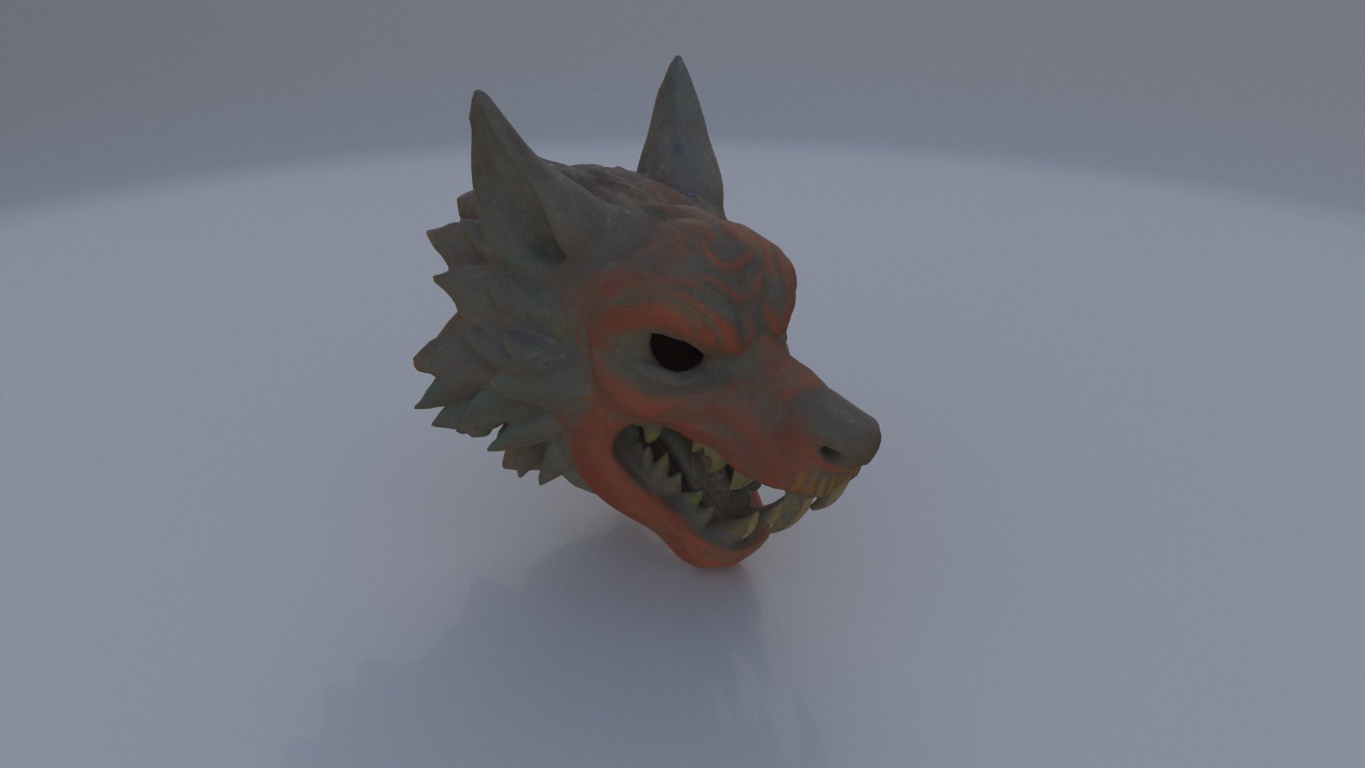 3D Howling Mask Model - TurboSquid 2325677