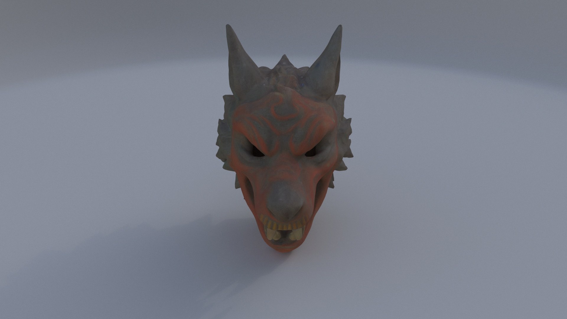 3D Howling Mask Model - TurboSquid 2325677