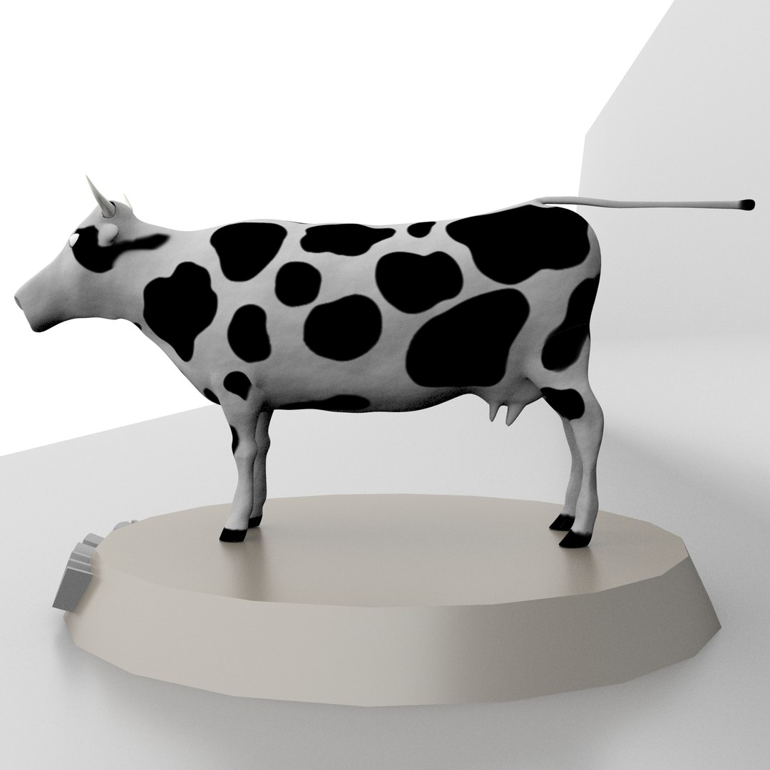 Cow Model - TurboSquid 1189041