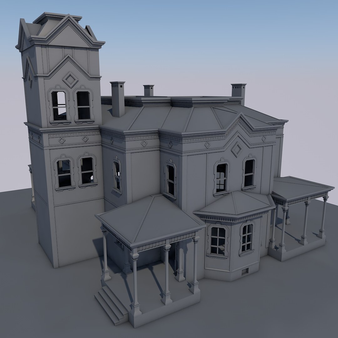 Abandoned house games model - TurboSquid 1169687