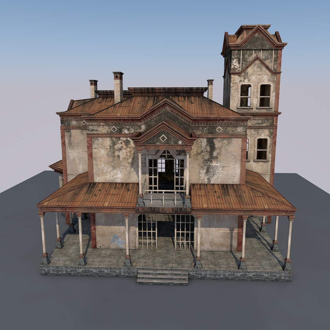 Abandoned house games model - TurboSquid 1169687