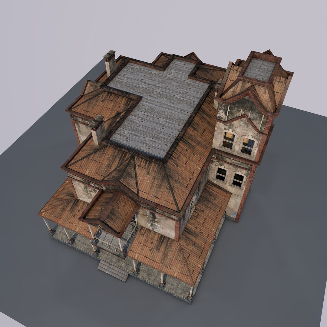 Abandoned house games model - TurboSquid 1169687