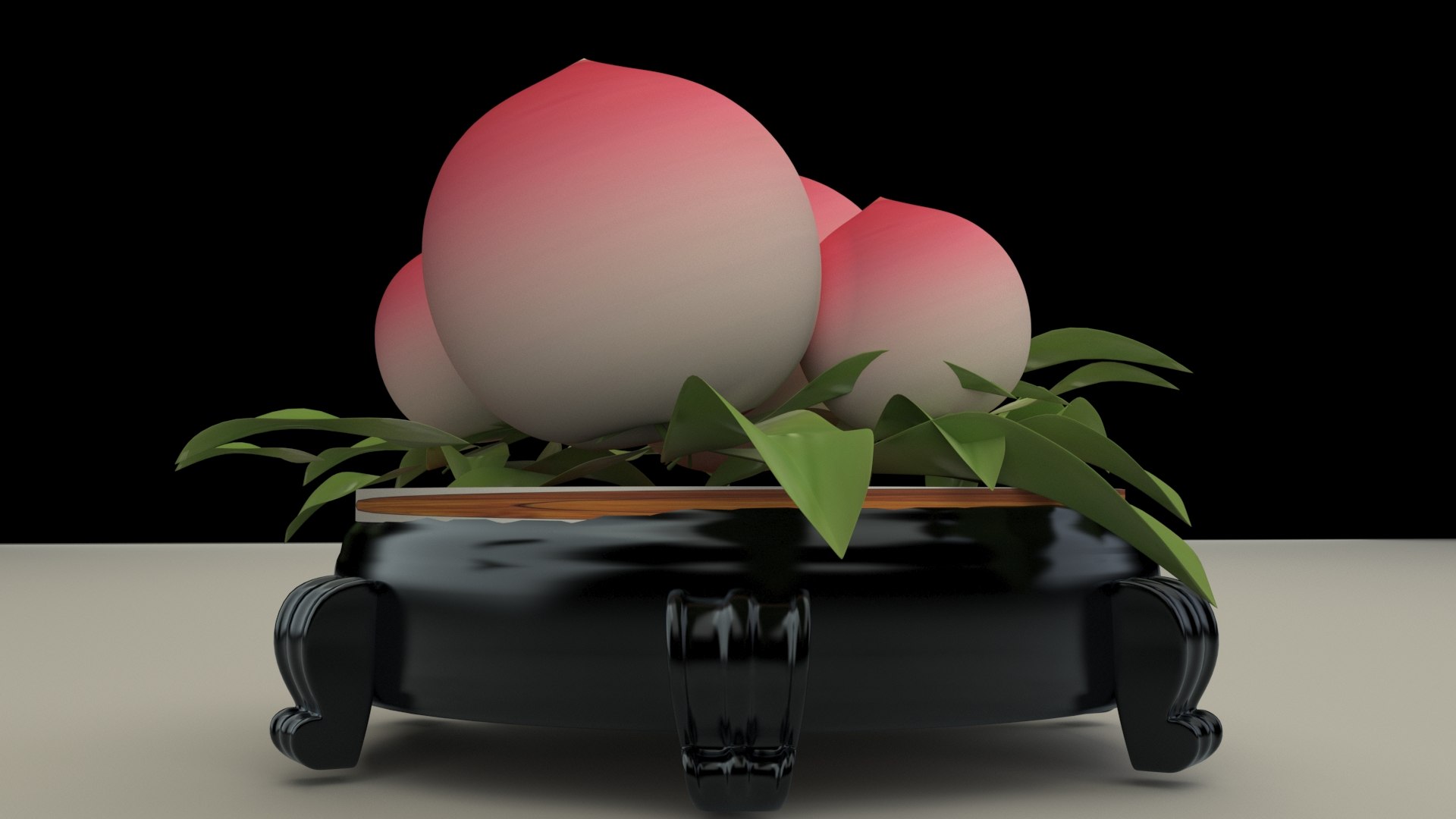 3D Model Chinese Peach - TurboSquid 2070192