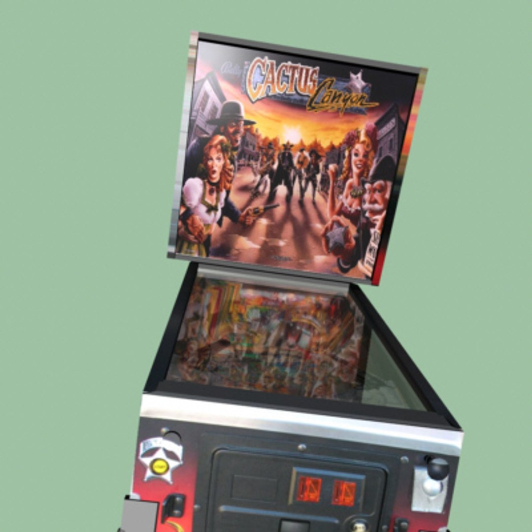 Cactus Canyon Pinball Machine 3d Max