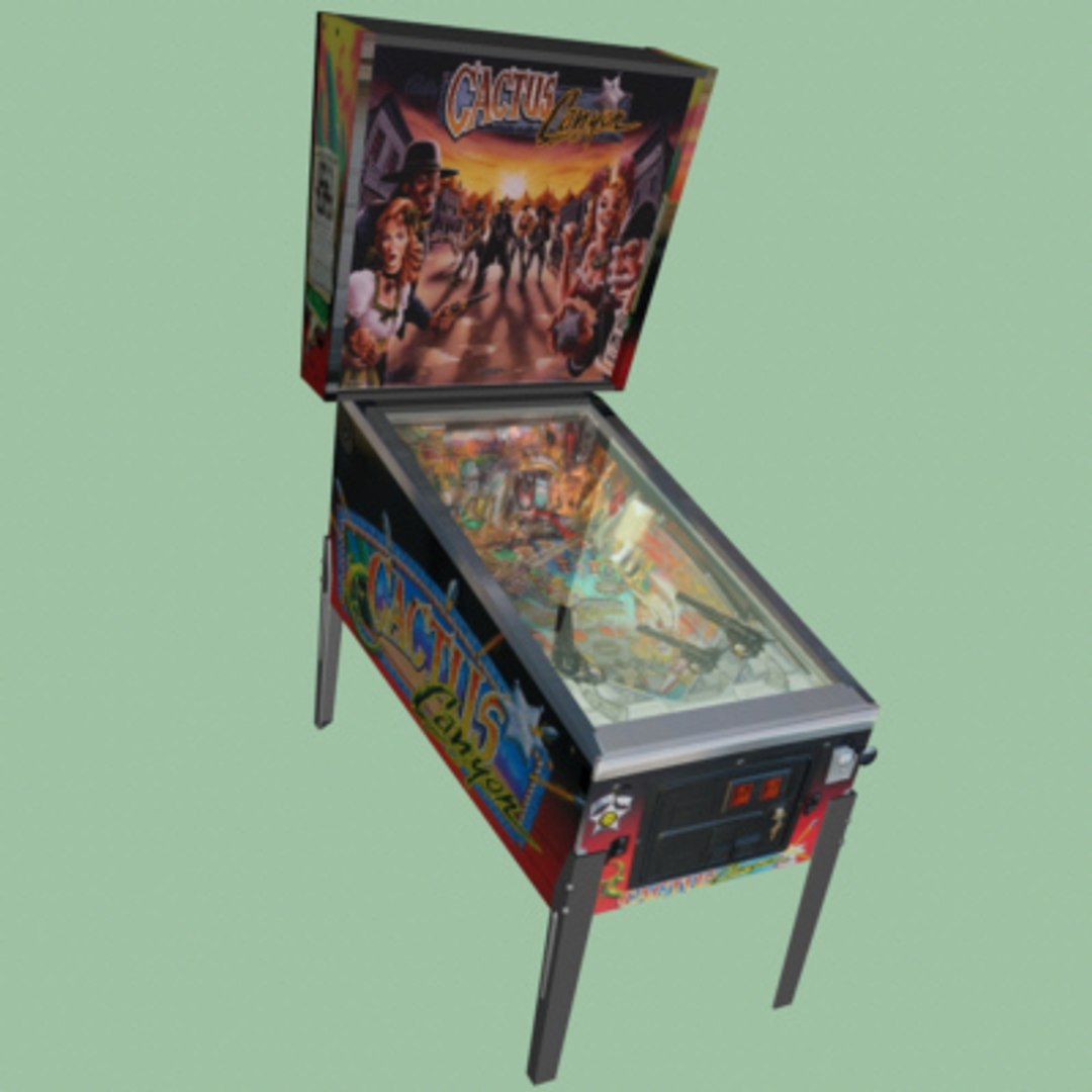 Cactus Canyon Pinball Machine 3d Max