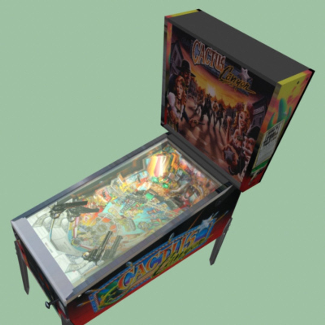 Cactus Canyon Pinball Machine 3d Max