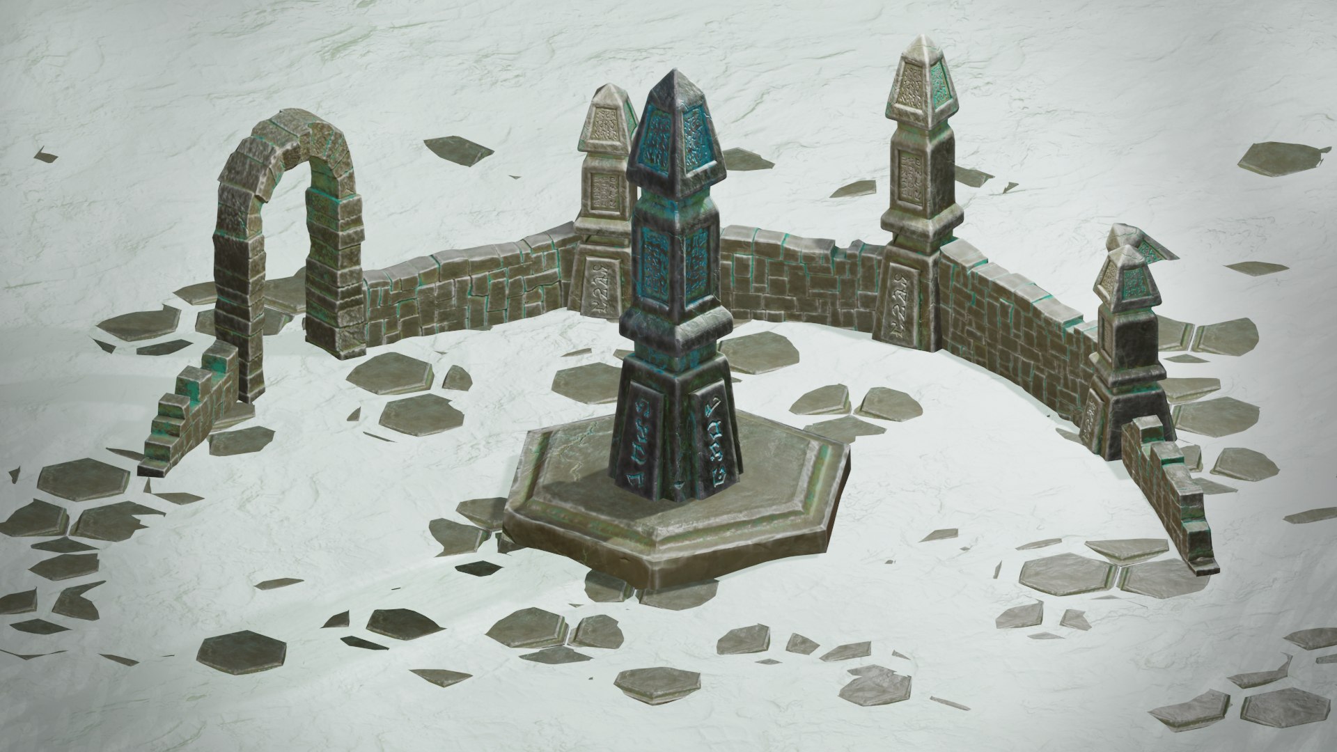 Modular Ruin Assets 3D Model - TurboSquid 2132688