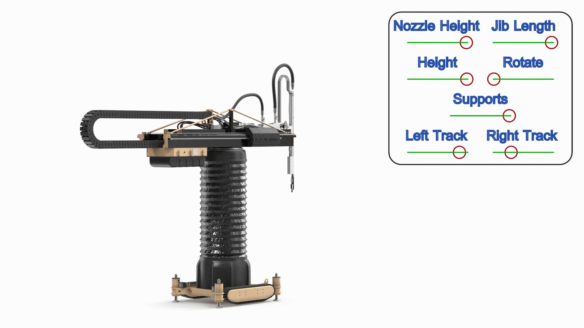 Apis Cor Construction 3D Printer Rigged 3D Model - TurboSquid 2247430