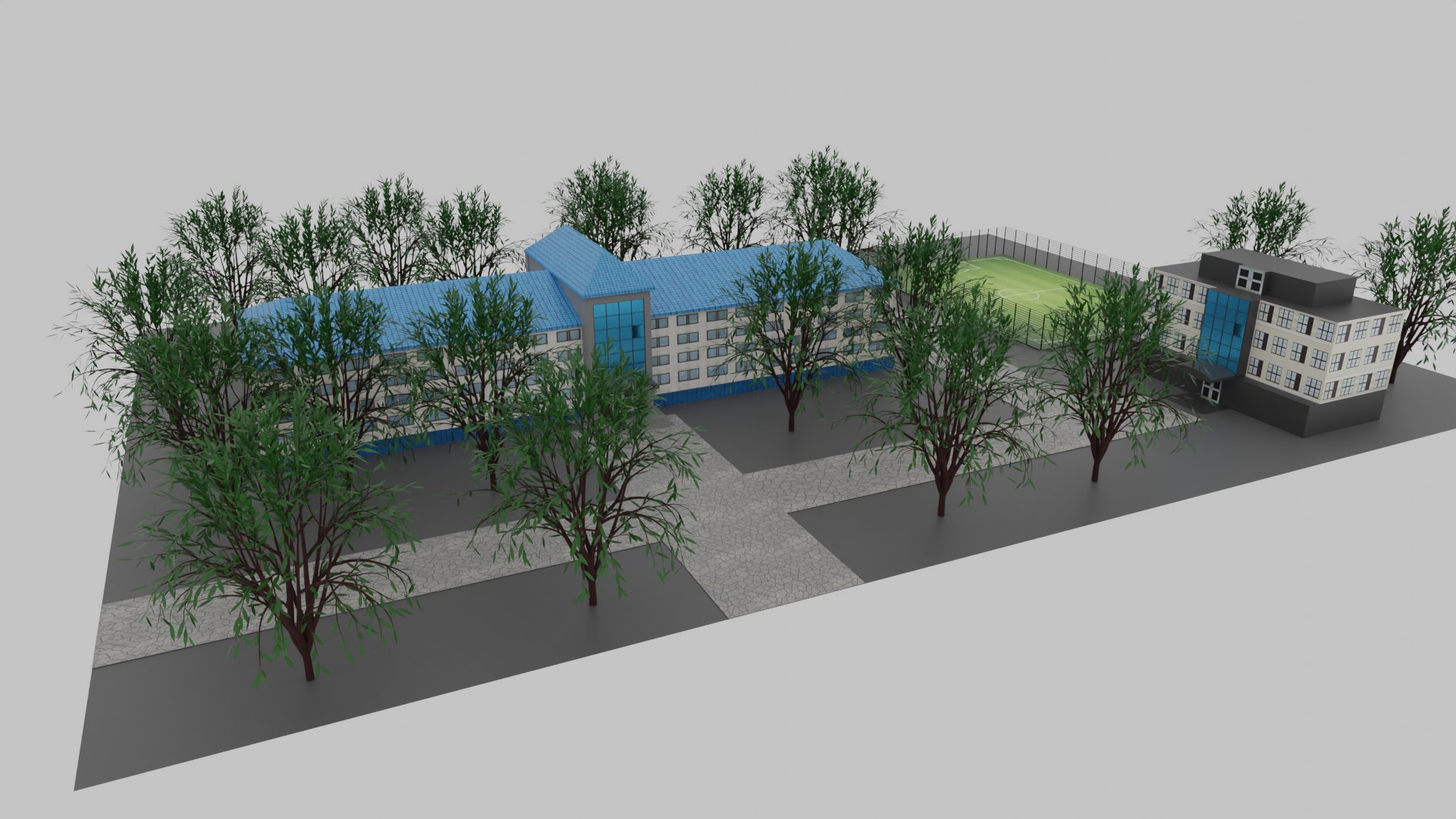 School And Classroom Interior 3D Model - TurboSquid 2132170