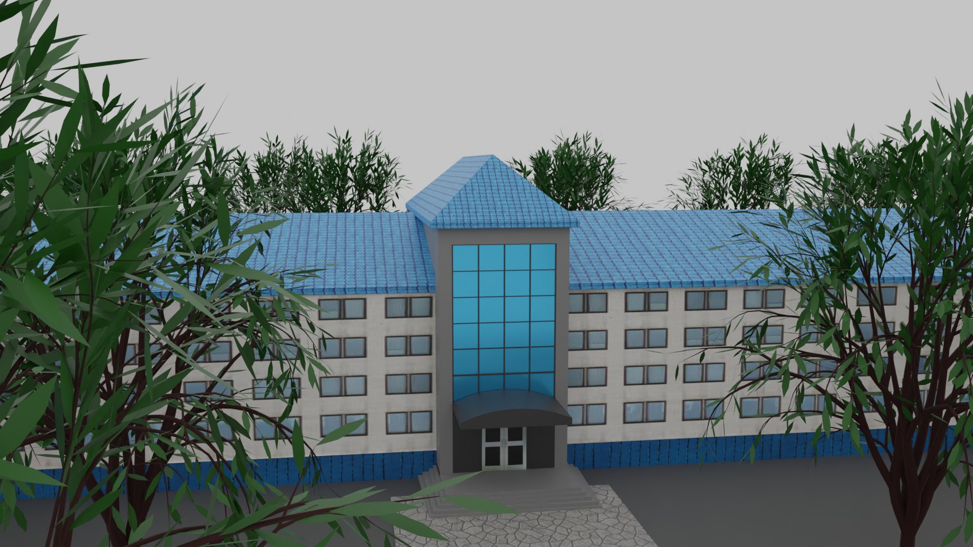 School And Classroom Interior 3D Model - TurboSquid 2132170