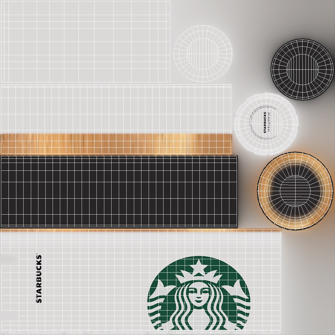 3D Mug Of Coffee Starbucks Model - TurboSquid 2269707