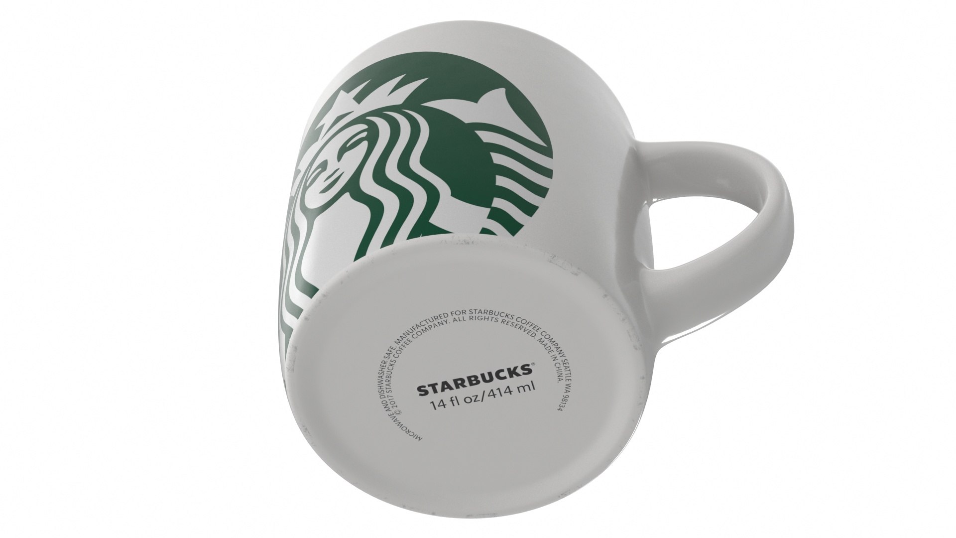 3D Mug Of Coffee Starbucks Model - TurboSquid 2269707