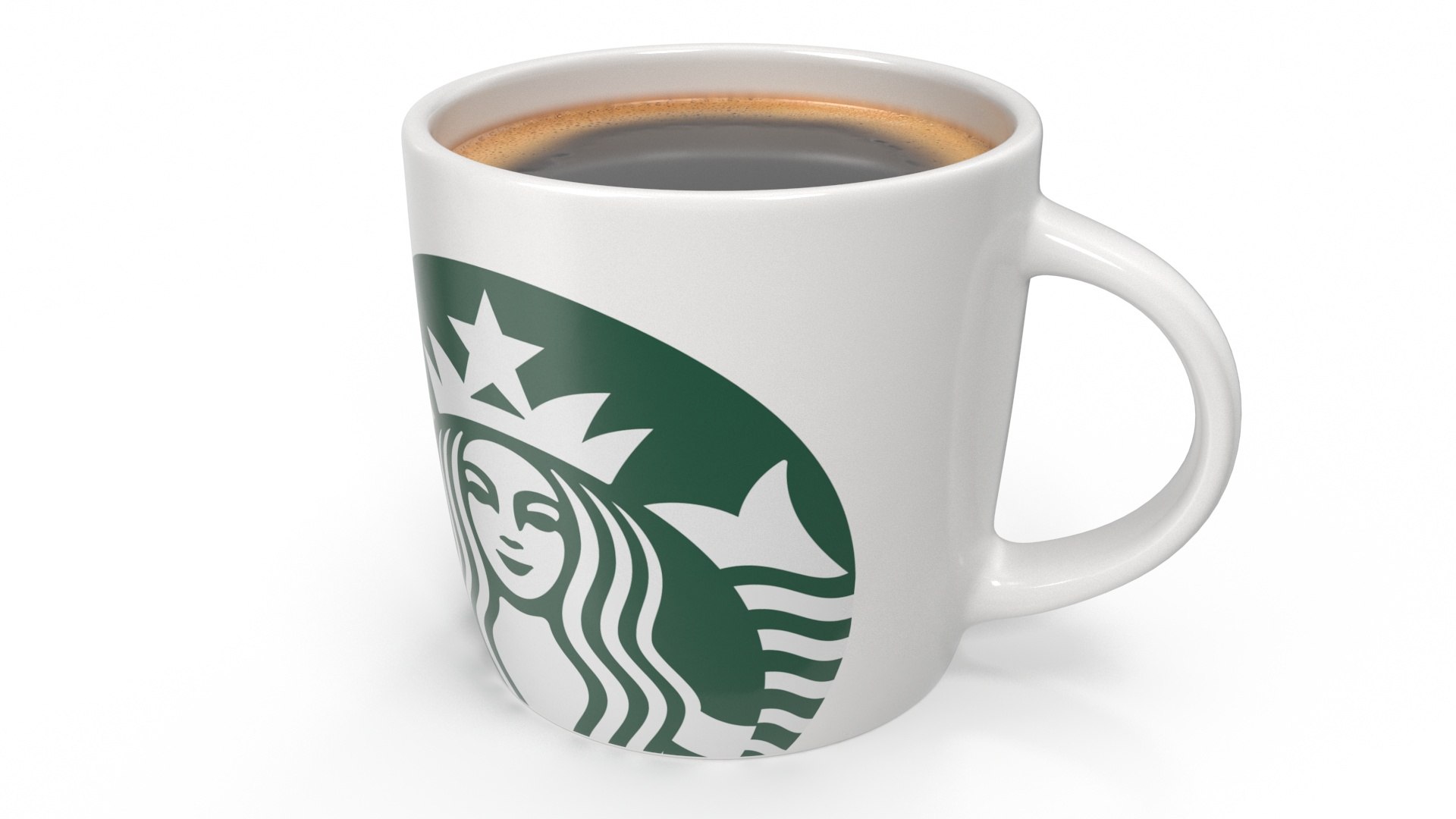 3D Mug Of Coffee Starbucks Model - TurboSquid 2269707