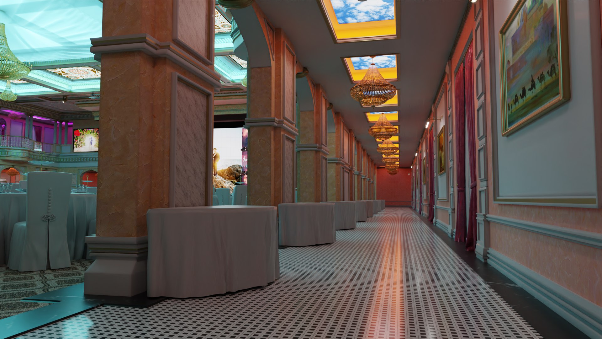 Hall Cycles Realistic 3D Model - TurboSquid 1619356