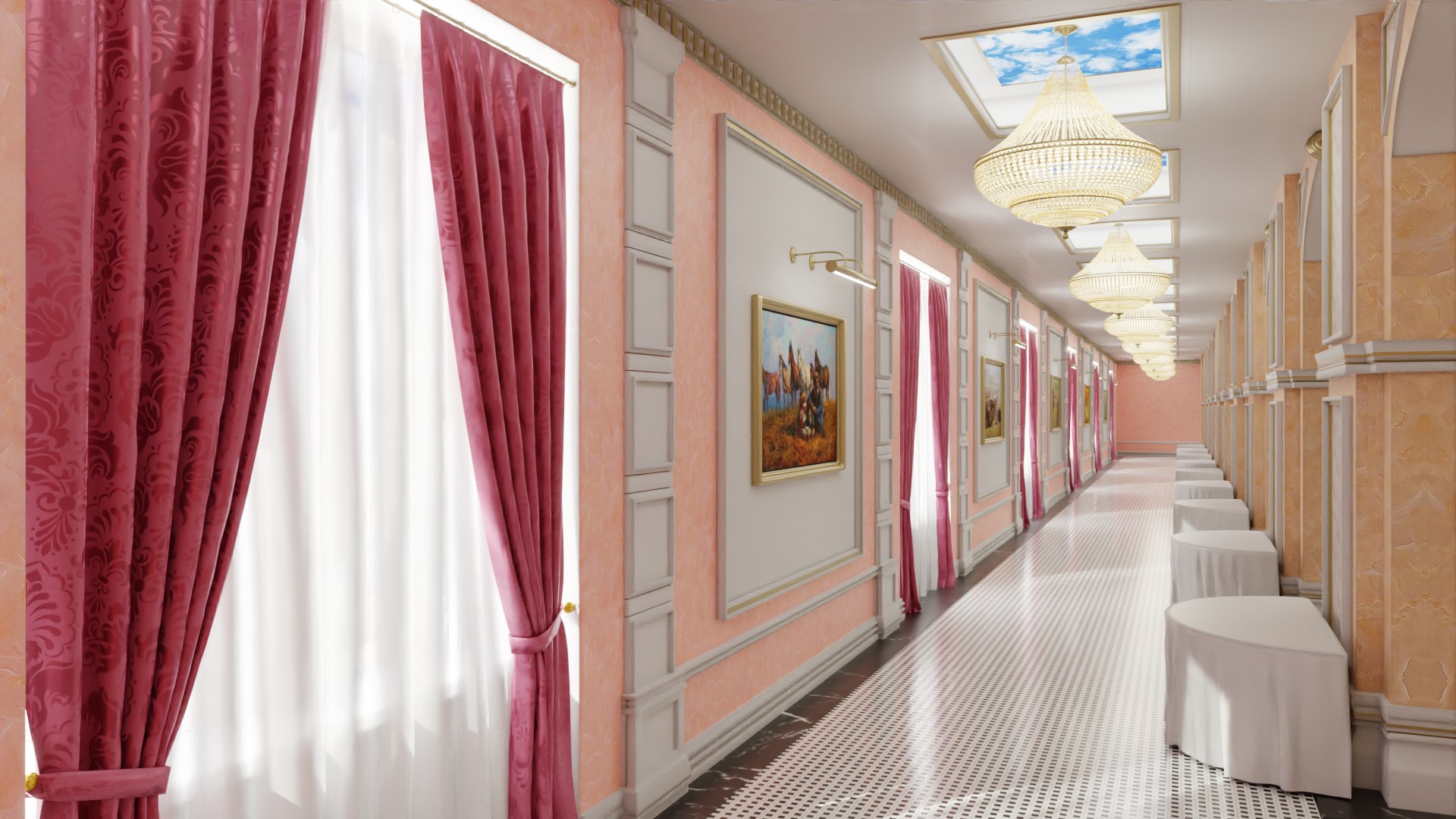 Hall Cycles Realistic 3D Model - TurboSquid 1619356