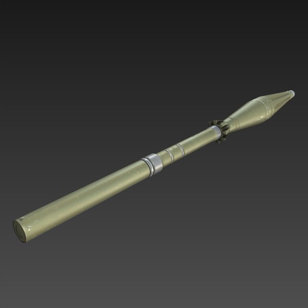 3d model rpg-7 launcher
