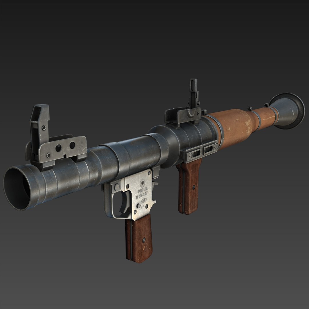 3d Model Rpg-7 Launcher