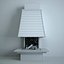 3d model fireplace polystal
