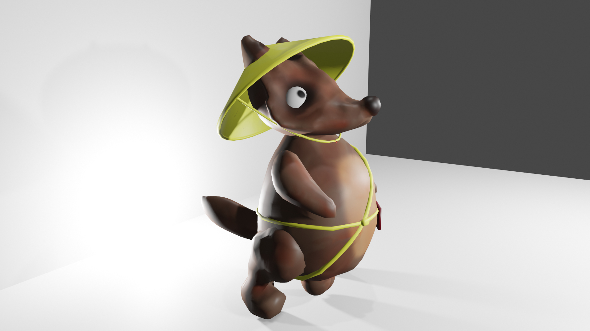 3D raccoon-Tanuki - TurboSquid 1732169