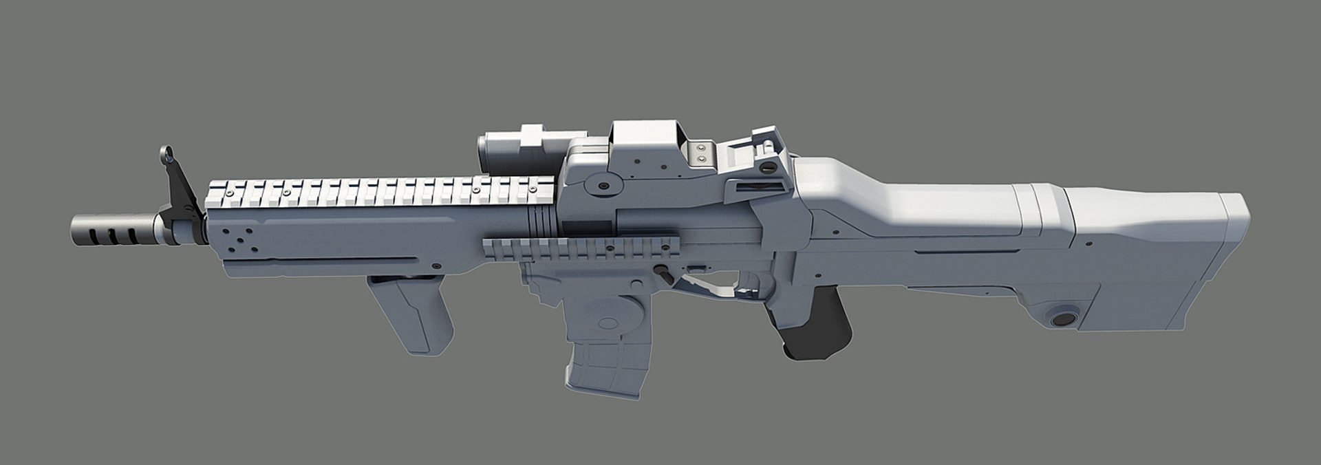 Assault Rifle 3d Model