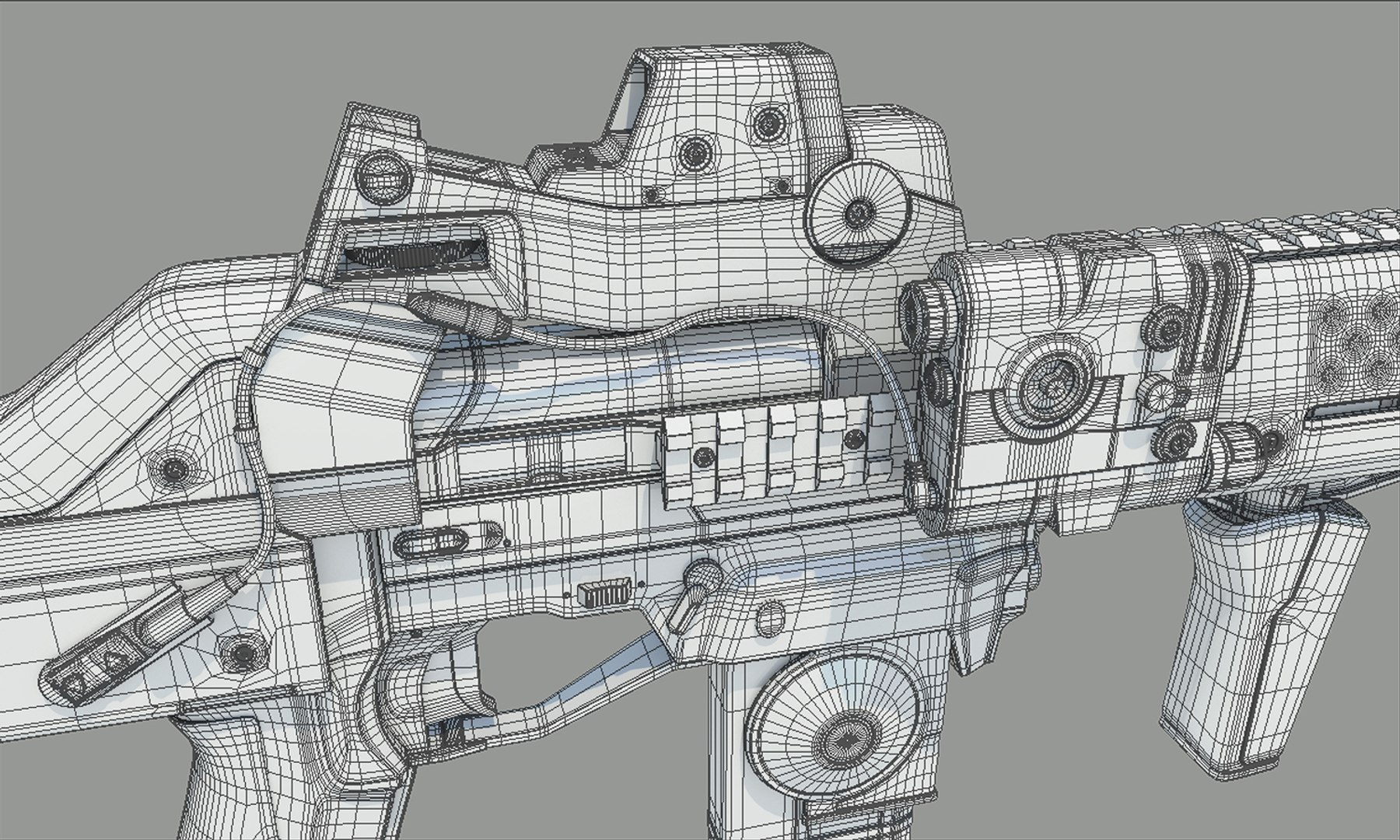 Assault Rifle 3d Model