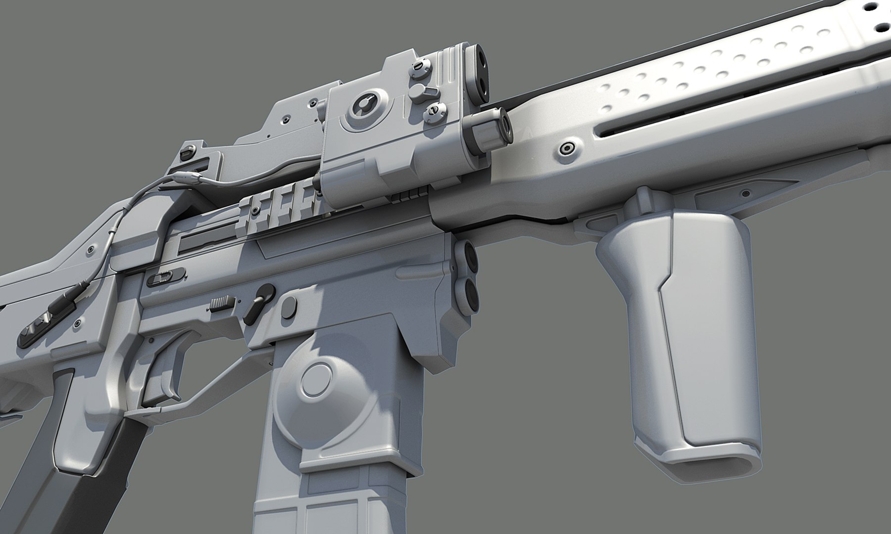 Assault Rifle 3d Model