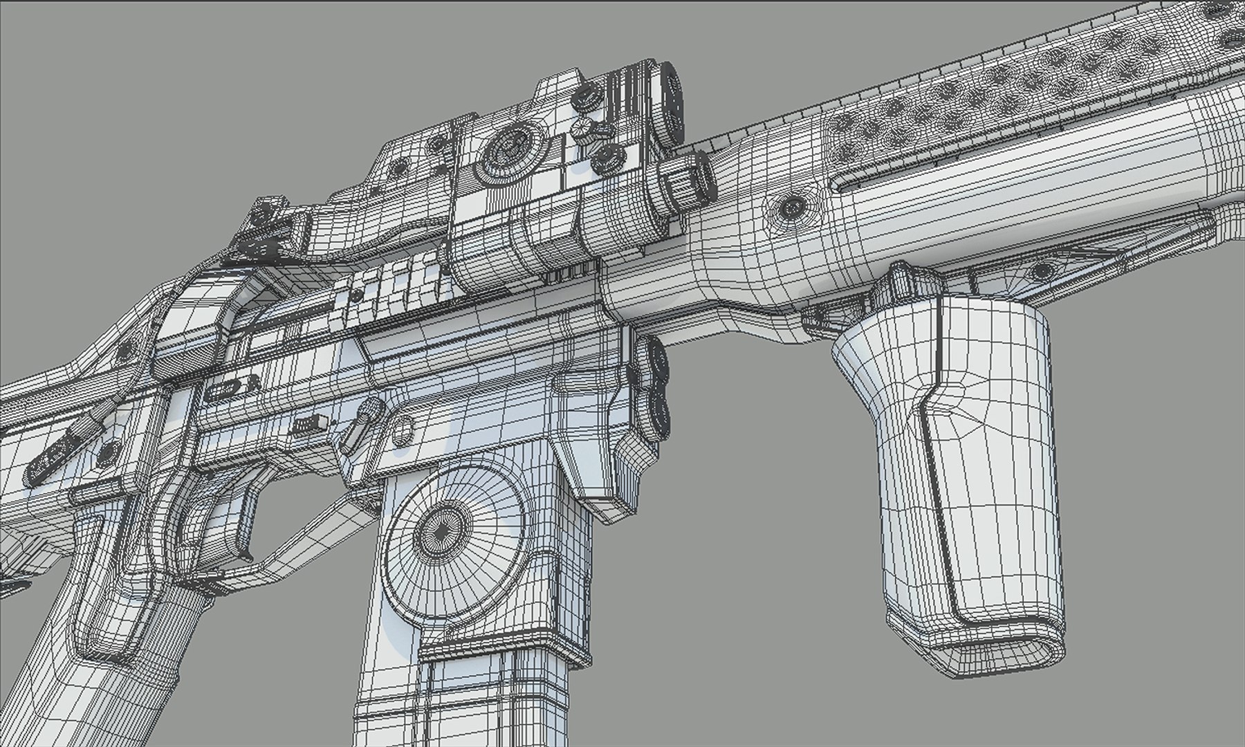 Assault Rifle 3d Model