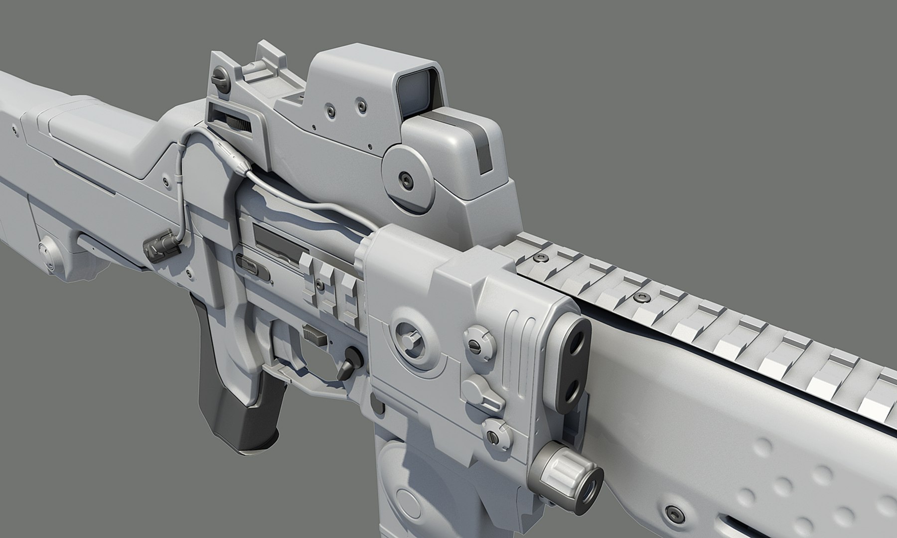 Assault Rifle 3d Model