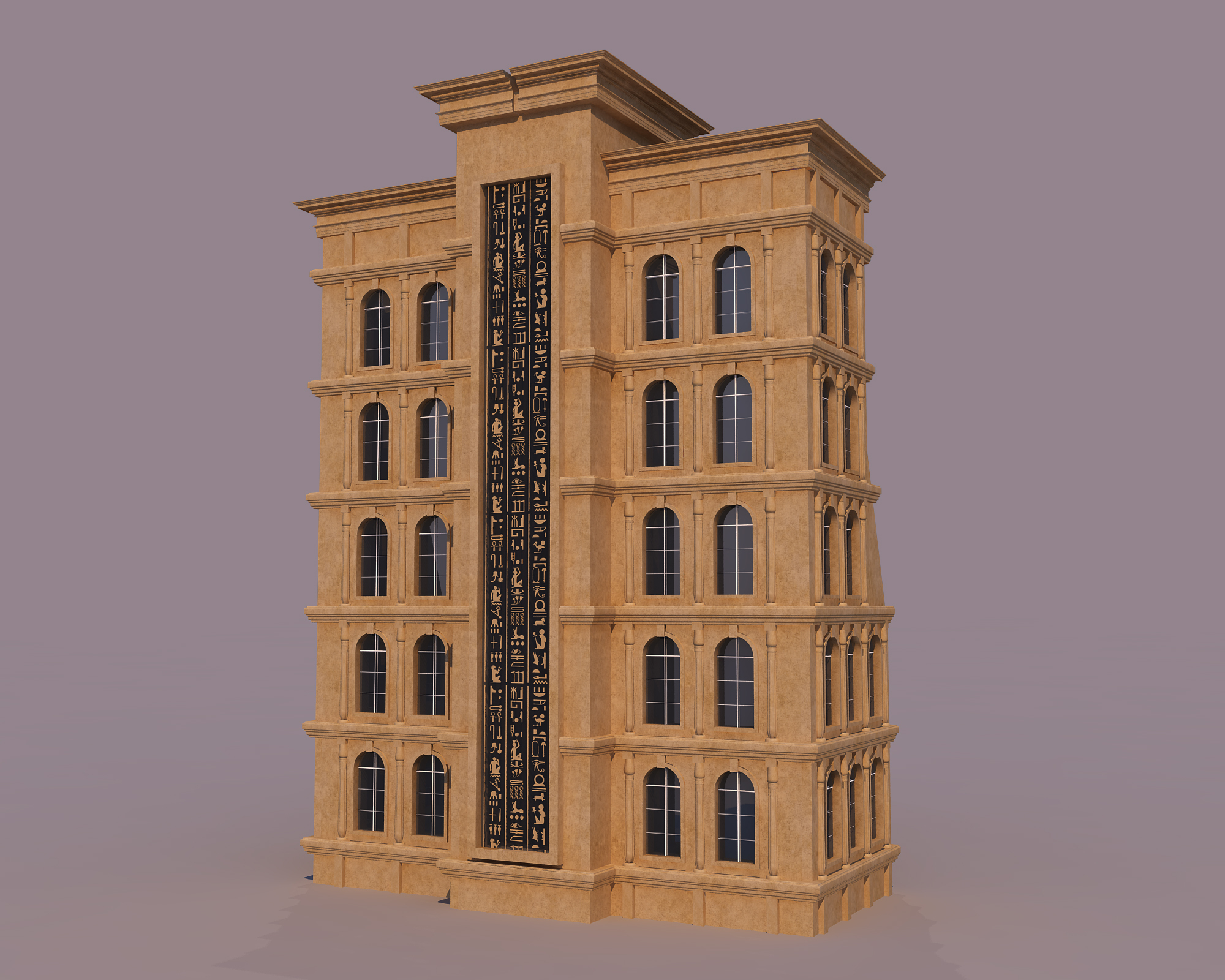 modelo 3d 0209 - Fachada del Edificio - TurboSquid 2241482