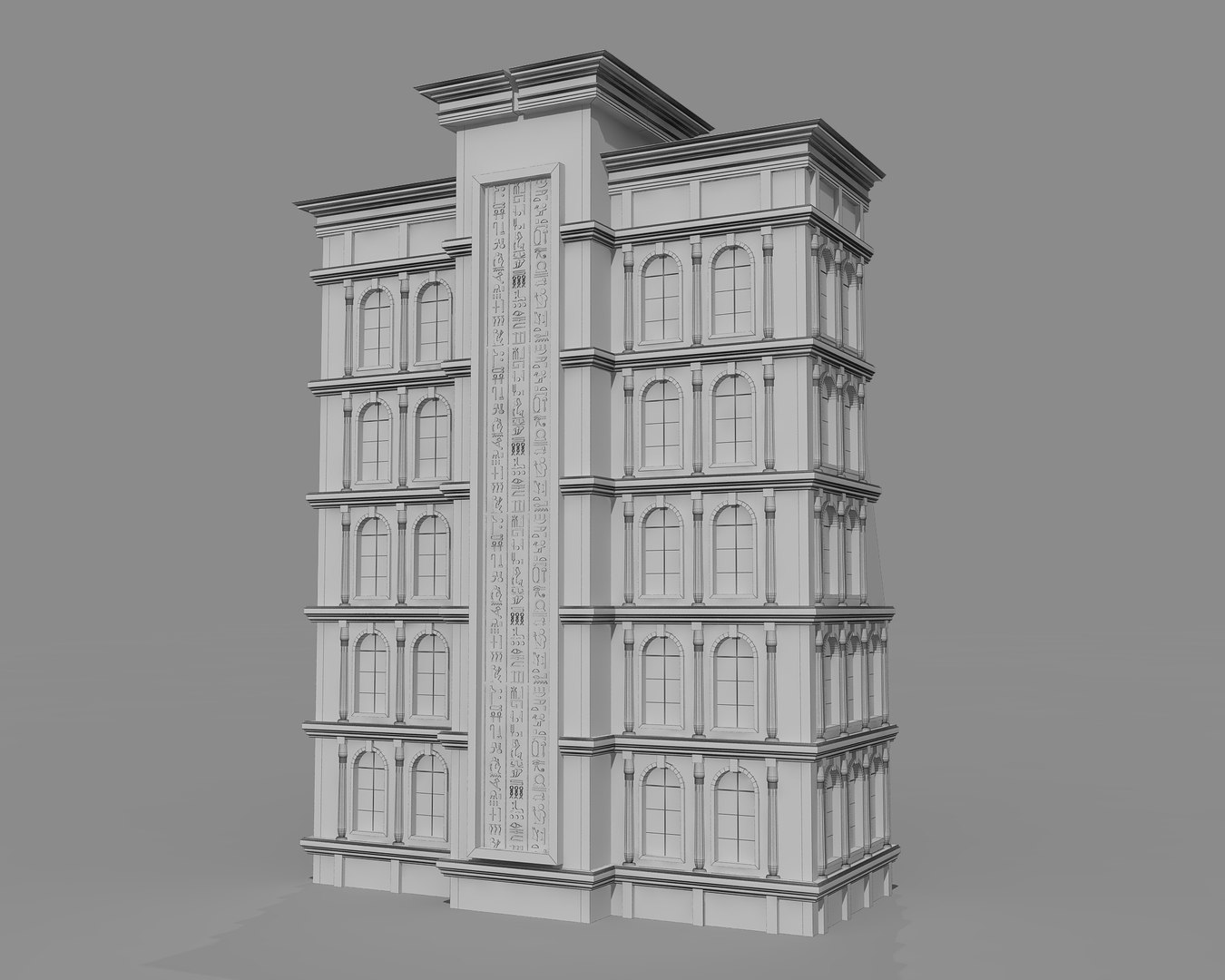 0209 - Building Facade 3D Model - TurboSquid 2241482