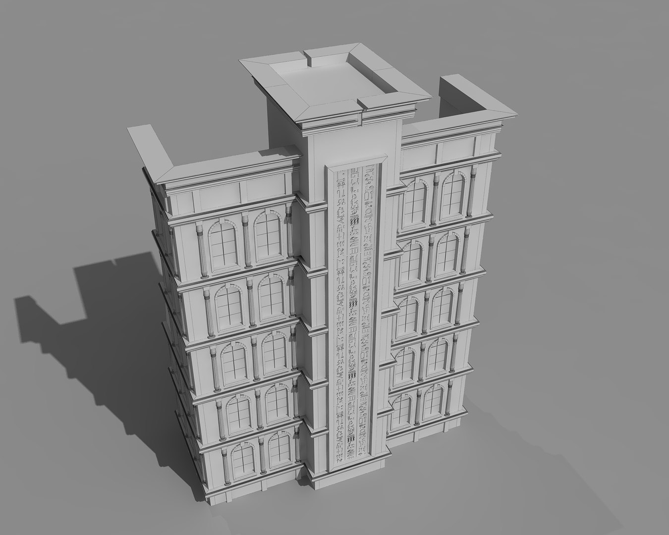 0209 - Building Facade 3D Model - TurboSquid 2241482
