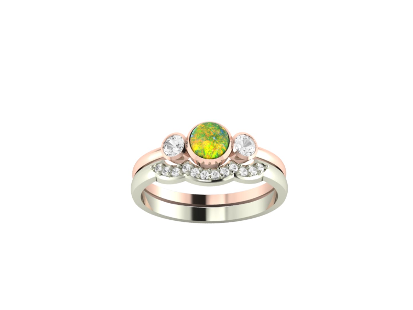 Ring opal 3D model - TurboSquid 1221592