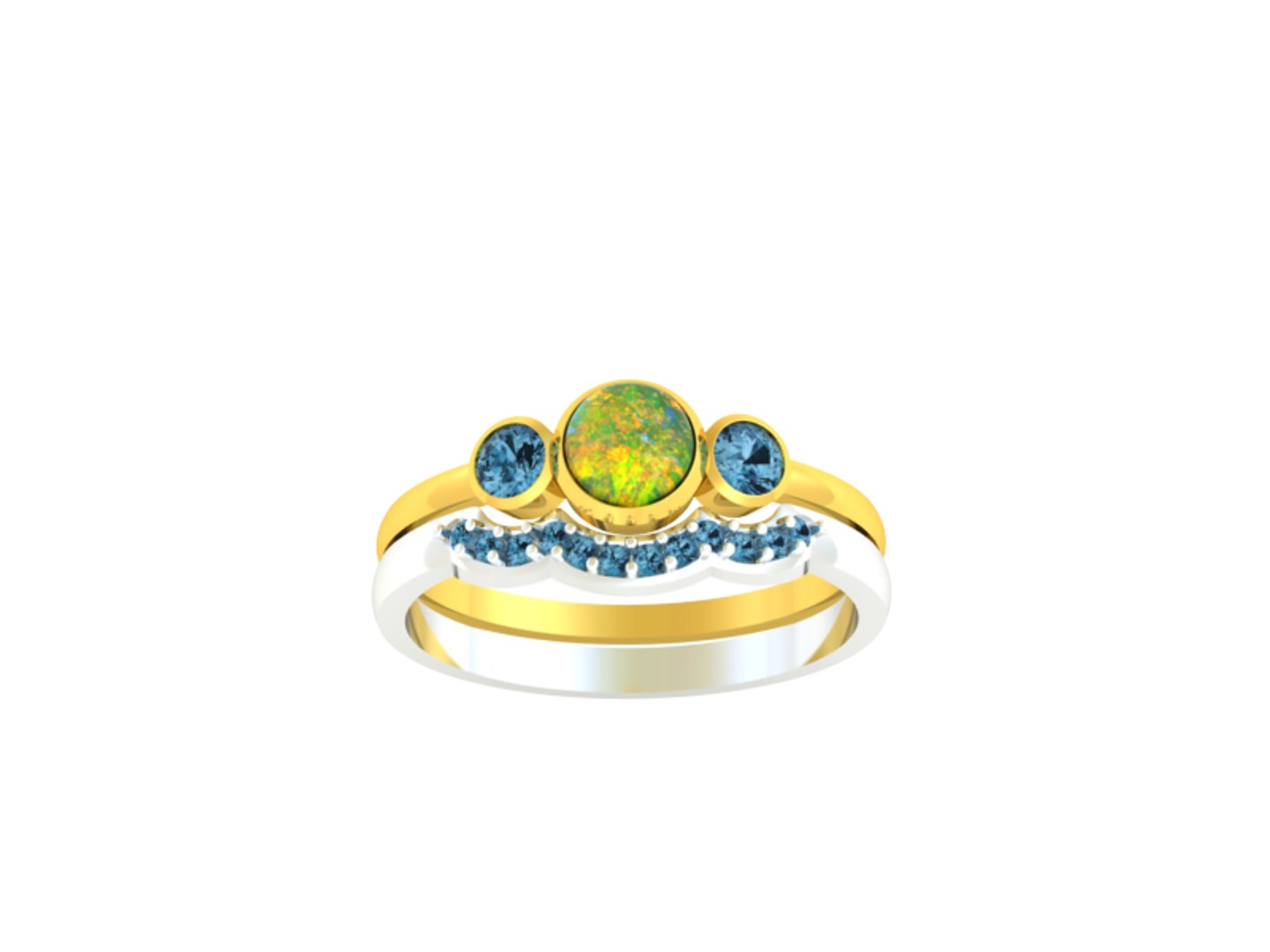 Ring opal 3D model - TurboSquid 1221592