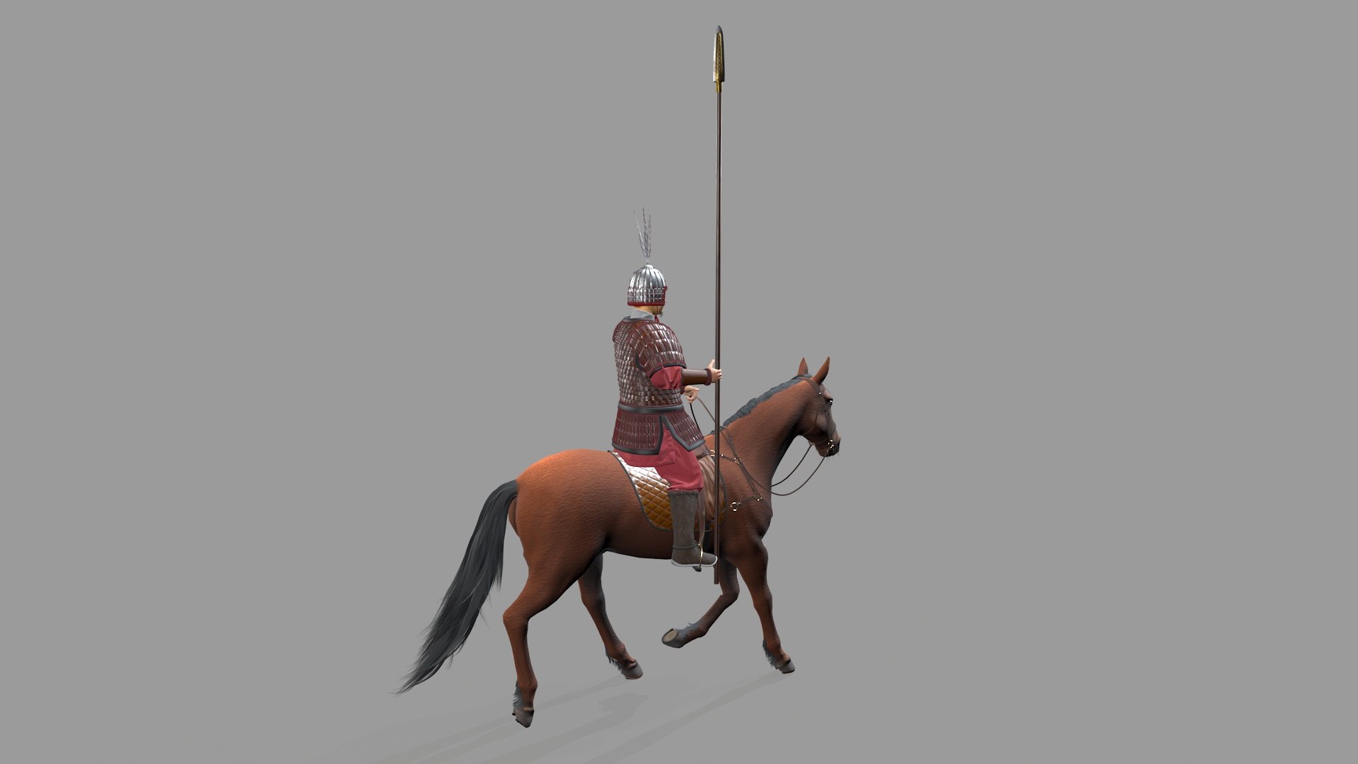 3D Cavalry Character - TurboSquid 2226883