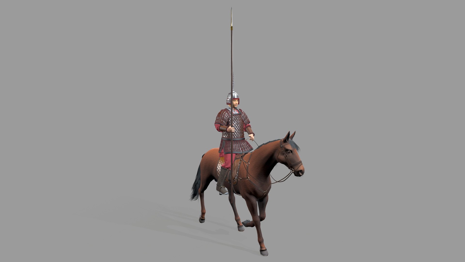 3D Cavalry Character - TurboSquid 2226883