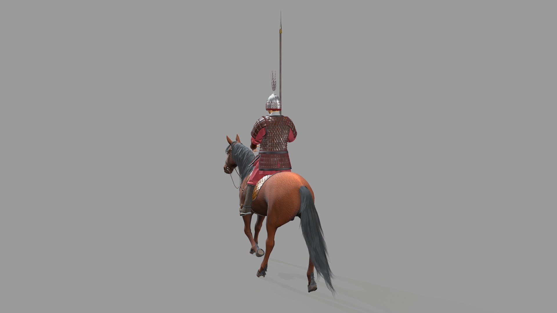 3D Cavalry Character - TurboSquid 2226883