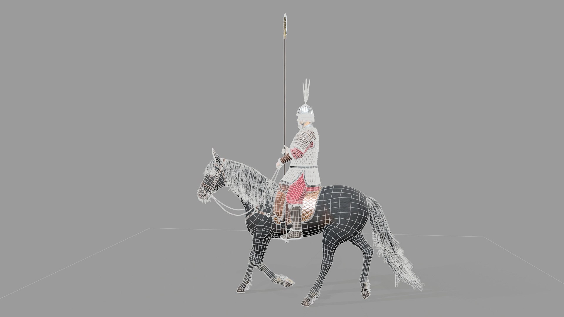 3D Cavalry Character - TurboSquid 2226883