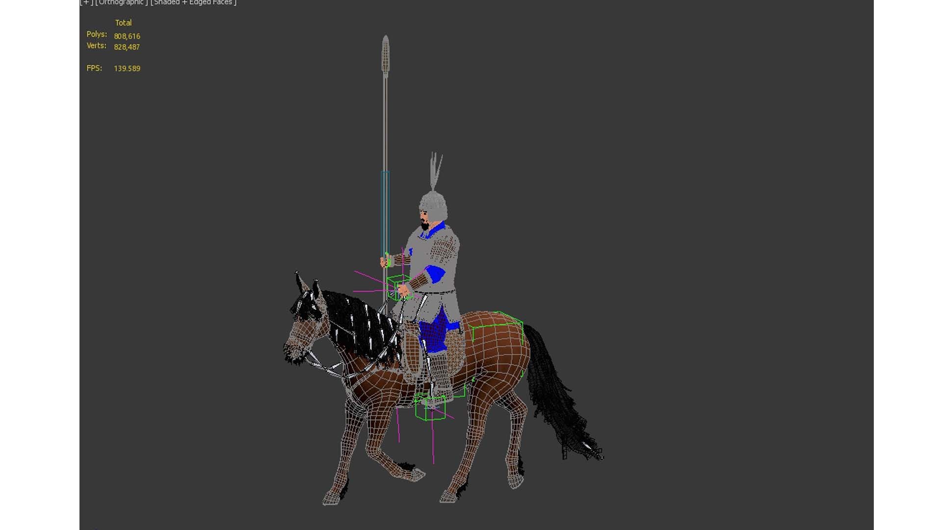 3D Cavalry Character - TurboSquid 2226883
