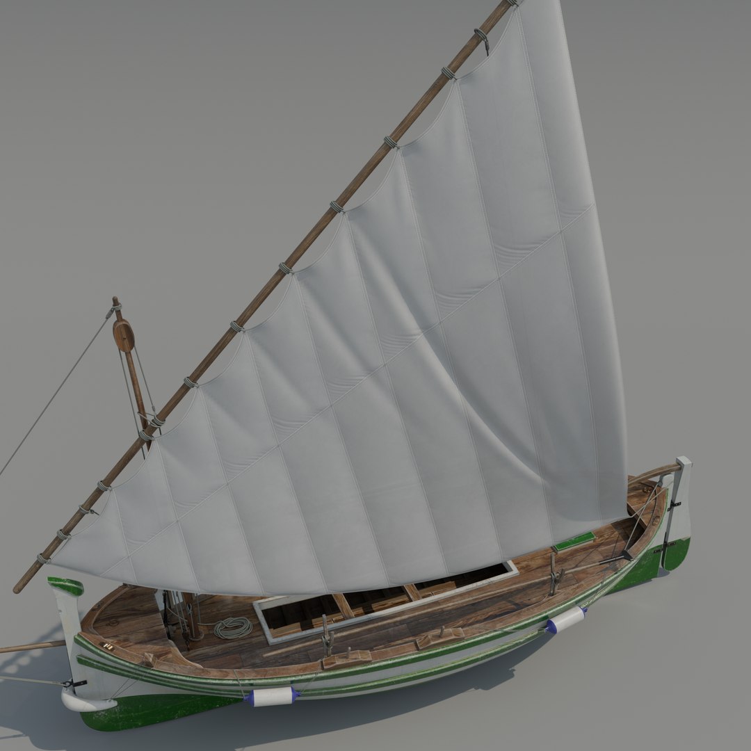 Llaut Boat 3D Model - TurboSquid 2378924