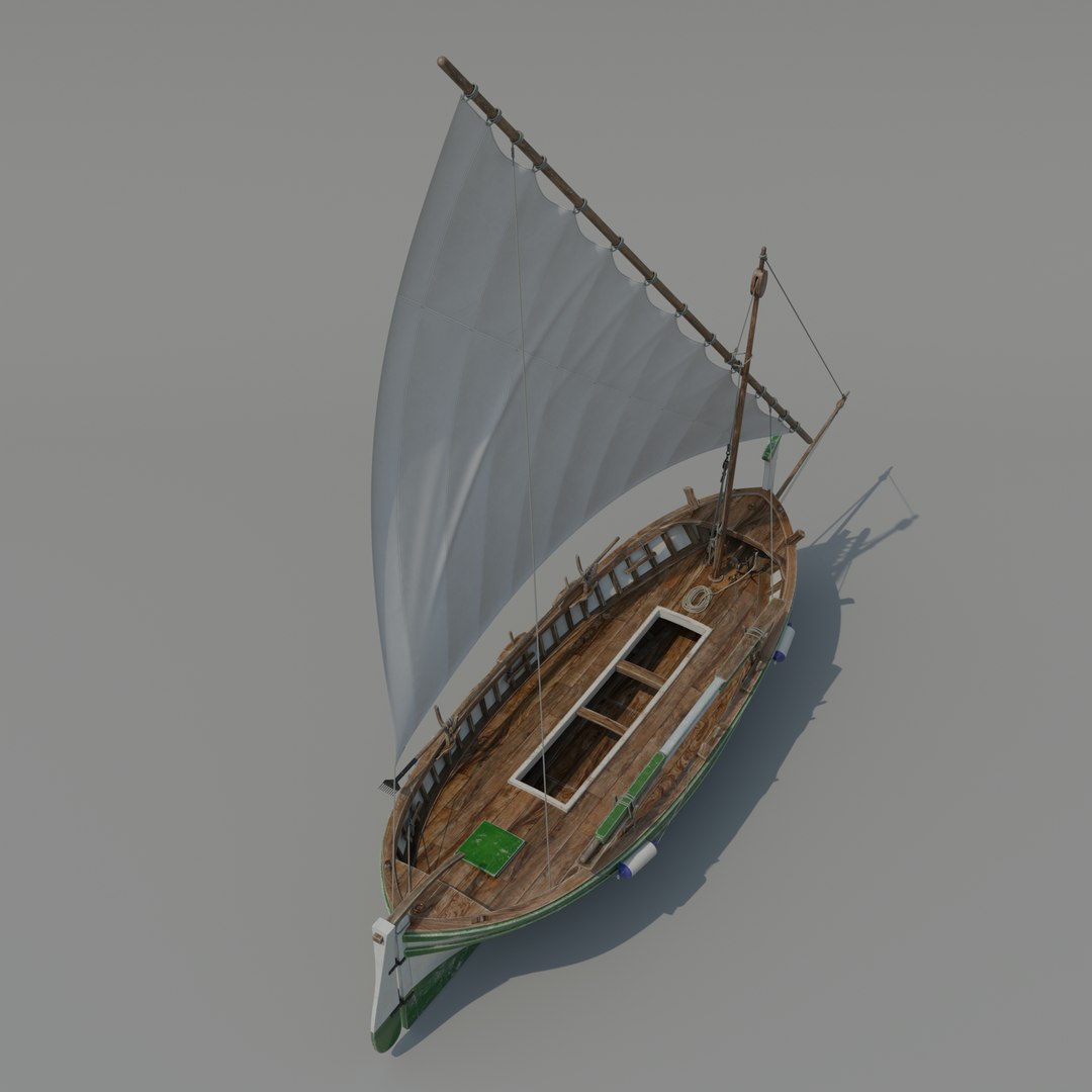 Llaut Boat 3D Model - TurboSquid 2378924