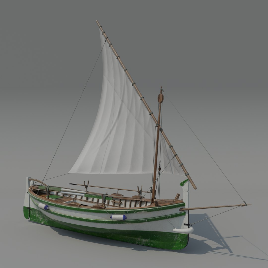 Llaut Boat 3D Model - TurboSquid 2378924