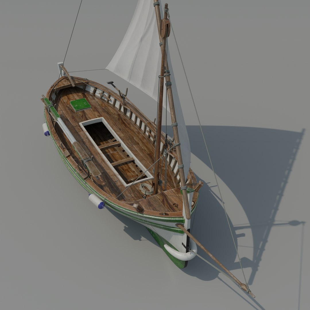 Llaut Boat 3D Model - TurboSquid 2378924